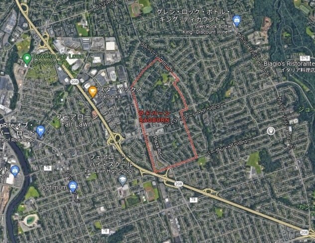 ラドバーン Radburn: URBAN STRUCTURE